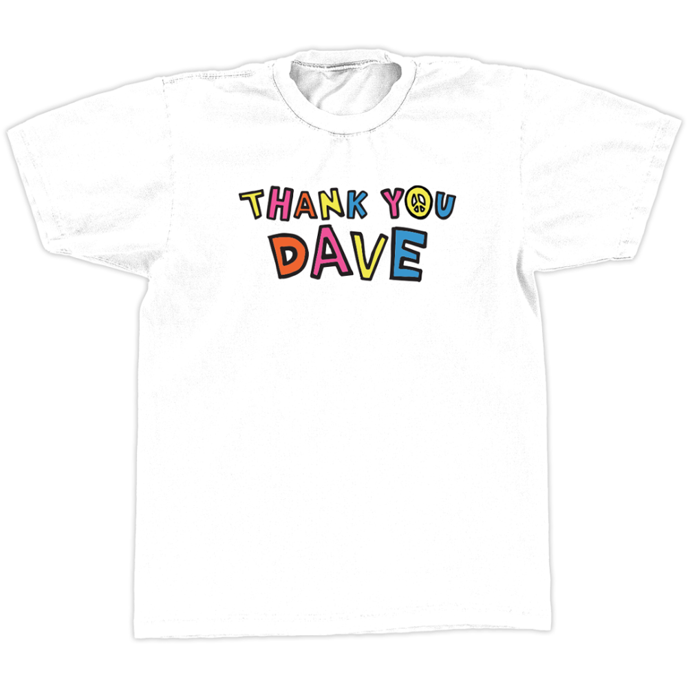 Thank You Dave White T-Shirt - De La Soul Official Store