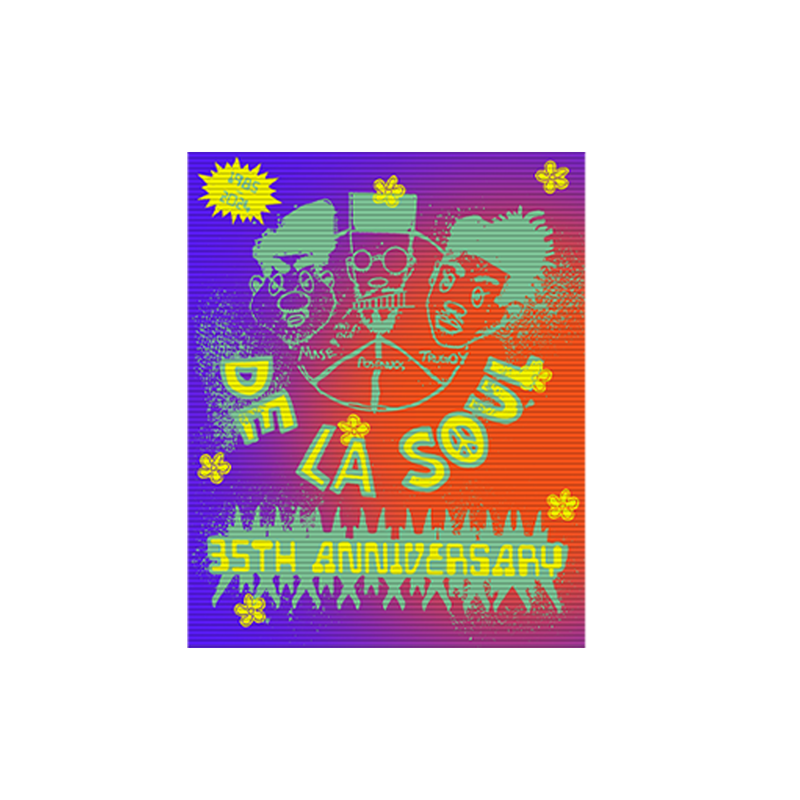 3 Feet High and Rising 35th Anniversary 3D Poster – De La Soul Official ...