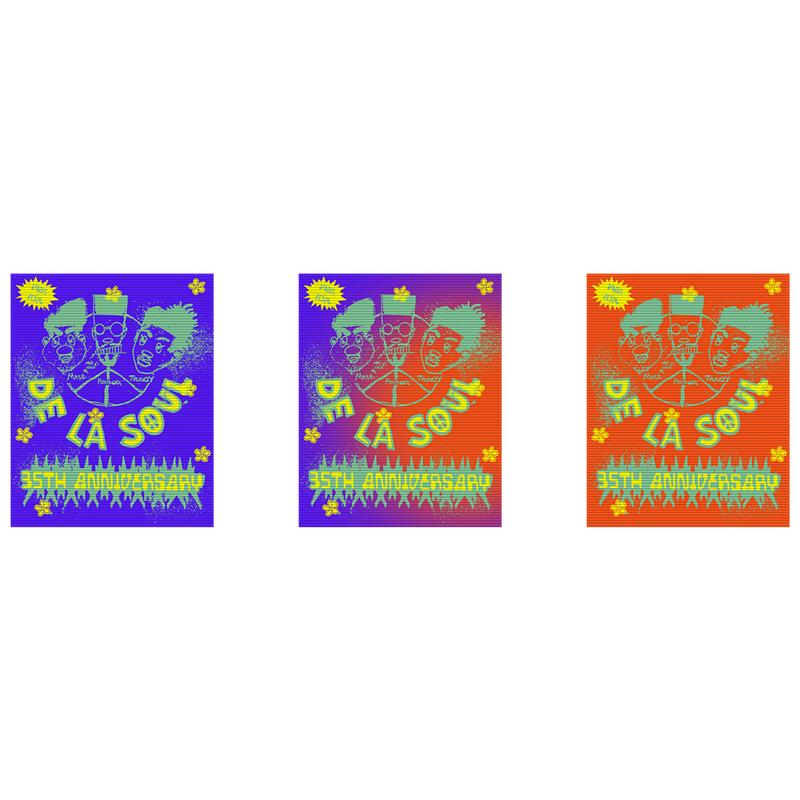 3 Feet High and Rising 35th Anniversary 3D Poster - De La Soul Official ...